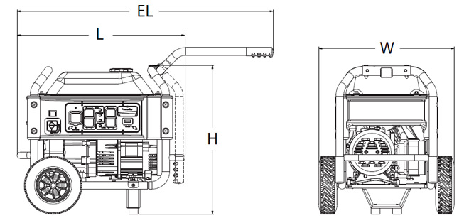 Generac - XG4000 - 3600 Watt Portable Generator
