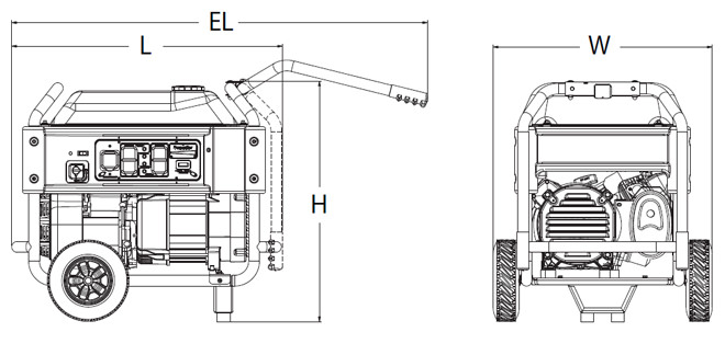 Generac - 5796 - XG Series 6500 Watt Portable Generator