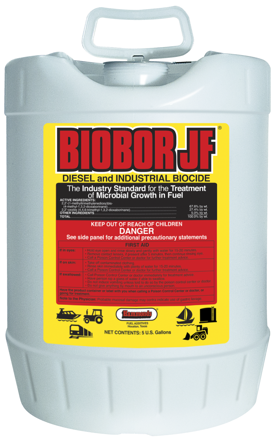 Biobor - BBPAIL01US - Biobor JF 5 gal. Diesel Biocide and Lubricity ...