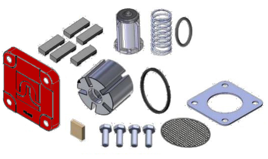 Fill-Rite - 4200KTF8739 - Rebuild Kit with Rotor Cover