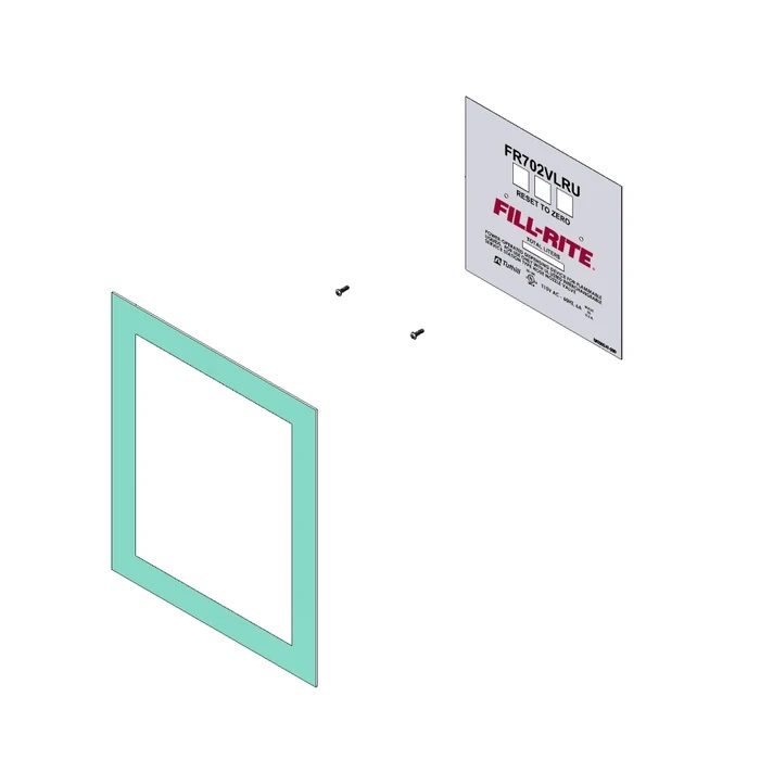 Fill-Rite - KIT702VRGUFP - Faceplate Kit for Model FR702VRGU Cabinet Pump