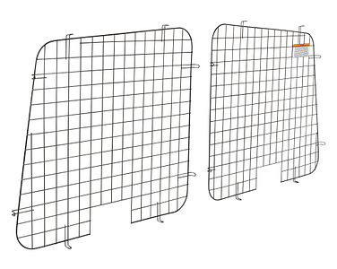 Weather Guard - 88028 - Window Screen - Rear Door - Full - GM