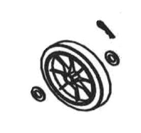 Alemite - 393808-3 - Rubber Wheel Kit