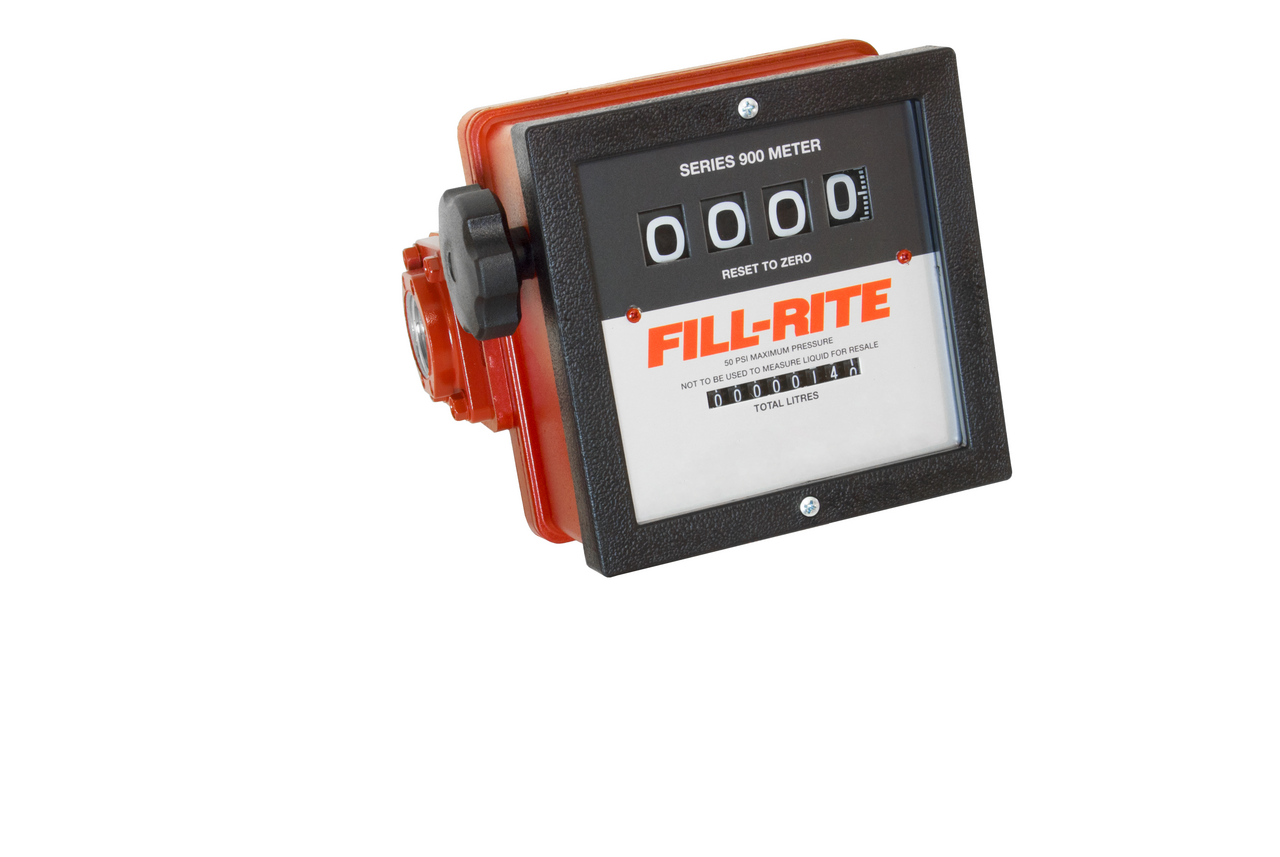 Fill-Rite - 901CL - 4 Wheel Mechanical Flow Meter