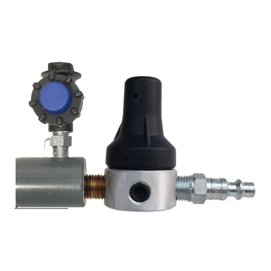 GoatThroat - BGA-3PSIG - Pneumatic Adapter for GT Pumps with 3 PSIG Limiter