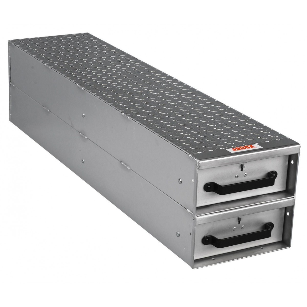 JOBOX - 1407980 - Long Stacked Heavy-Duty Aluminum Drawer Storage