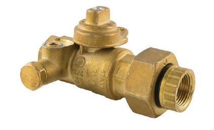 Lockwing Painted Utility Gas Ball Valve with Insulated Tail Piece [243 ...