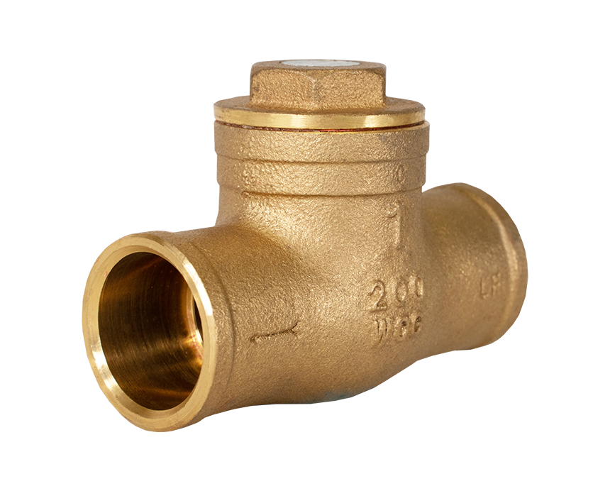 Lead Free Brass Horizontal Check Valve [105-208G] - $93.16 : Westech ...