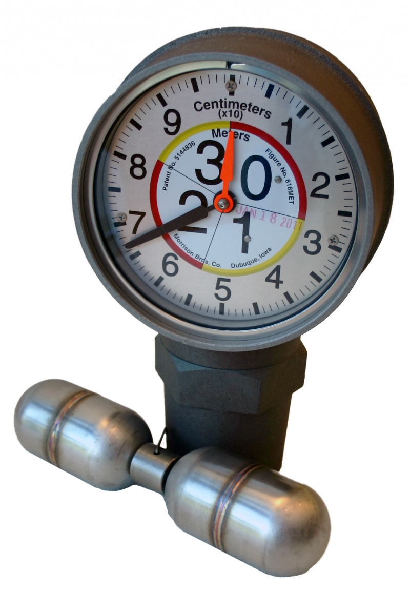 Morrison Brothers - 818MET, 818MEF - Metric Face Clock Gauge