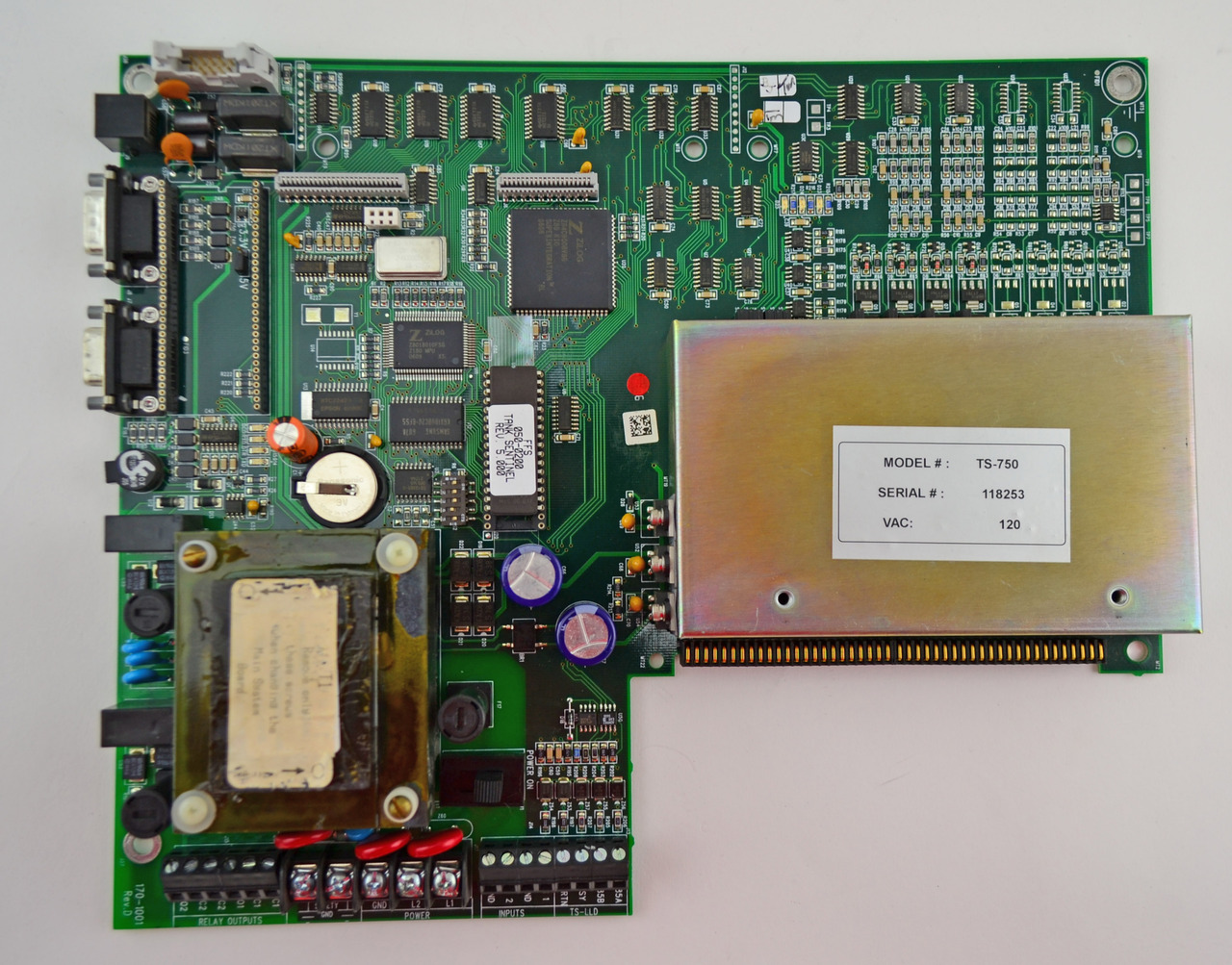 TS-750 MAIN SYSTEM BOARD, Fits Incon [170-1001D] - $790.00 : Westech ...