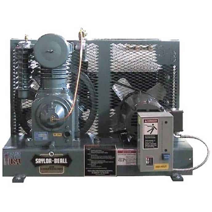 Saylor-Beall - B-707-5-3 - Two-Stage Base Mount Air Compressor