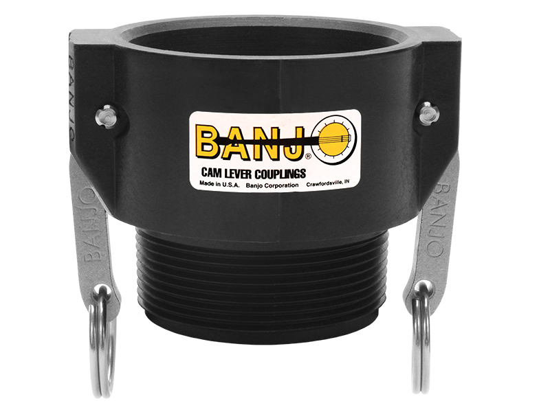 3/4 in. Poly Coupler Male NPT [075B PP] - $14.43 : Westech Equipment ...